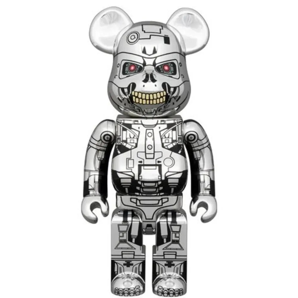 400 Bearbrick - 400% Bearbrick 1st Model White Chrome Edition